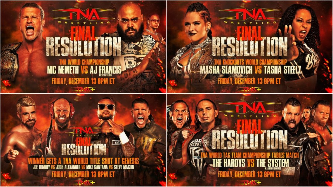 TNA Final Resolution 2024 Full Preview – TNA Wrestling